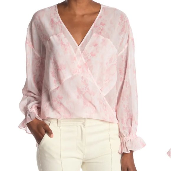 All Saints | Tops | All Saints Penny Masala Blouse Pink Snake Print Nwt ...